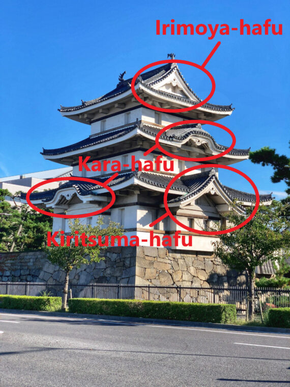 Kara-hafu, characteristic of Japanese Roof - Aki Japan Tour Guide