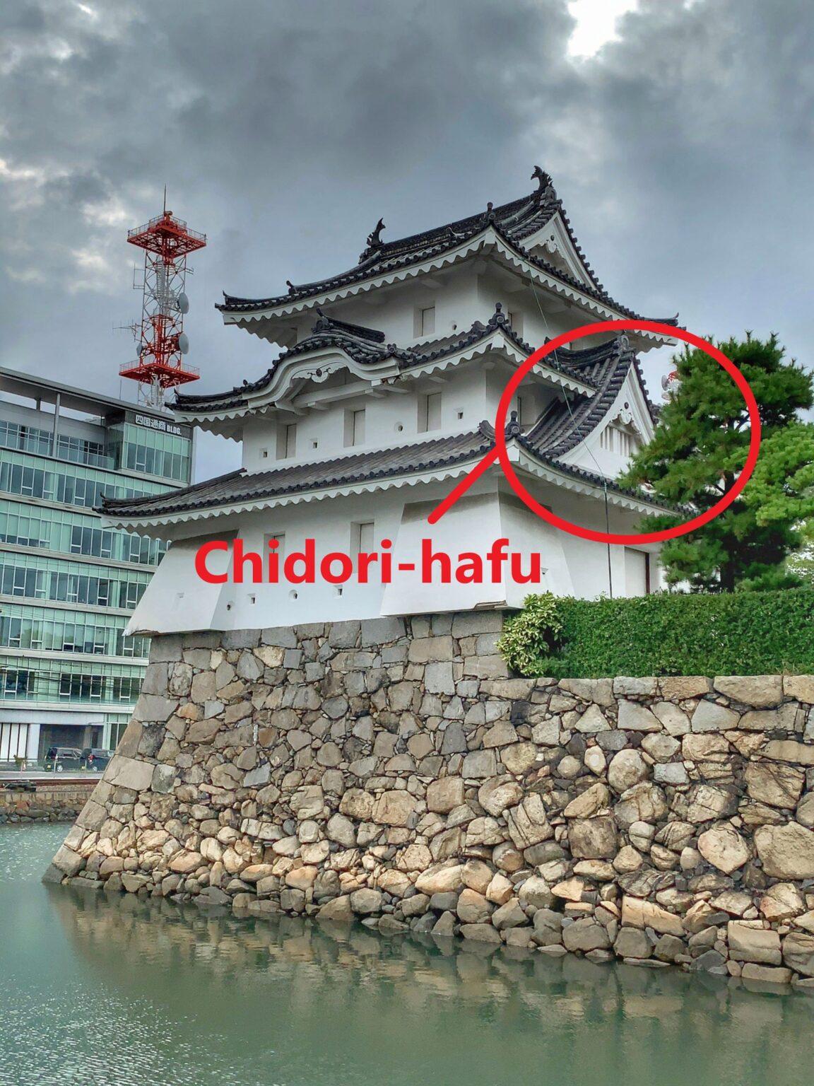 Kara-hafu, characteristic of Japanese Roof - Aki Japan Tour Guide